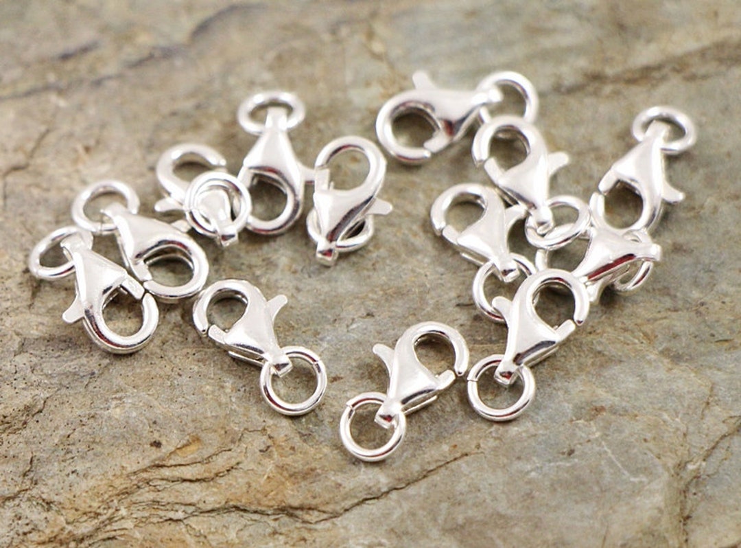Luxury Sterling Silver Crabs Lock Clasps 8 Mm HIGH QUALITY - Etsy