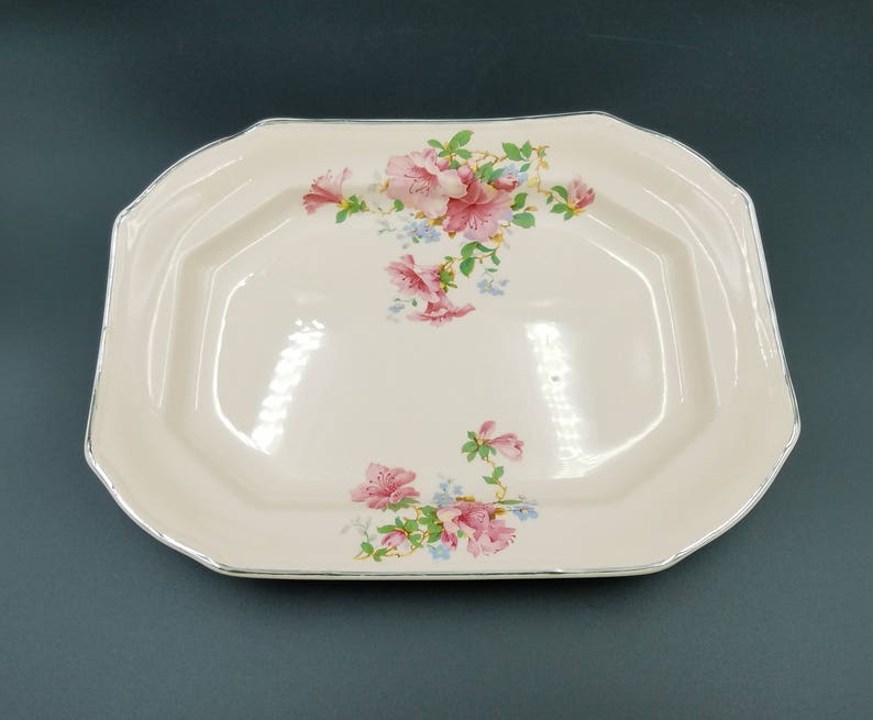 PLATTER Taylor Smith Taylor TST Pink Rectangular Tray - Etsy