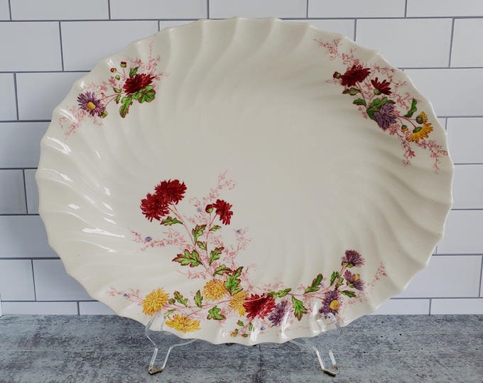 TRANSFERWARE PITCHER ~ Alfred Meakin ~ Rosa Blue ~ Blue & White ...