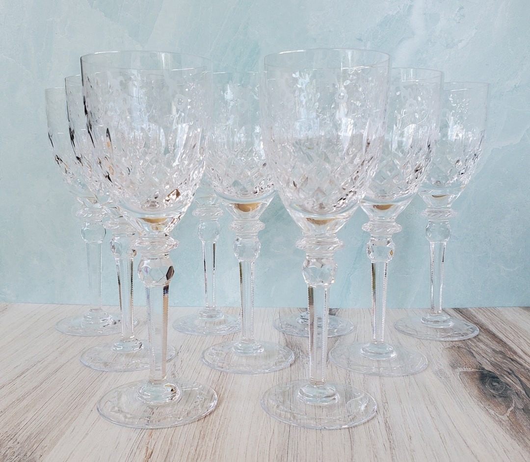 ROGASKA WINE GLASSES Gallia Wine Glasses 6 Oz. Elegant Stemware Luxury ...