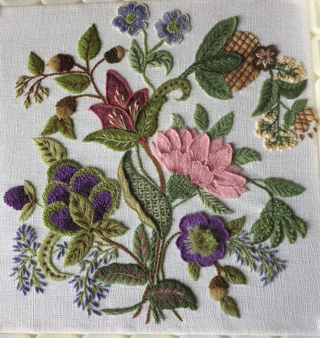 Intermediate Level Crewel Embroidery Kit - Masquerade - Etsy