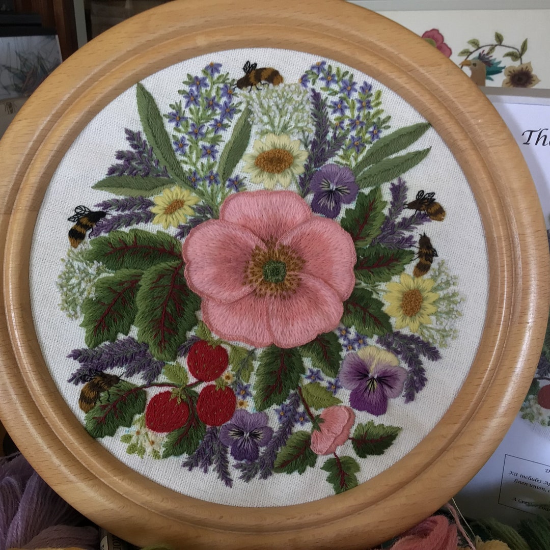 Advanced Crewel Embroidery Kit - the Sound of Summer - Etsy