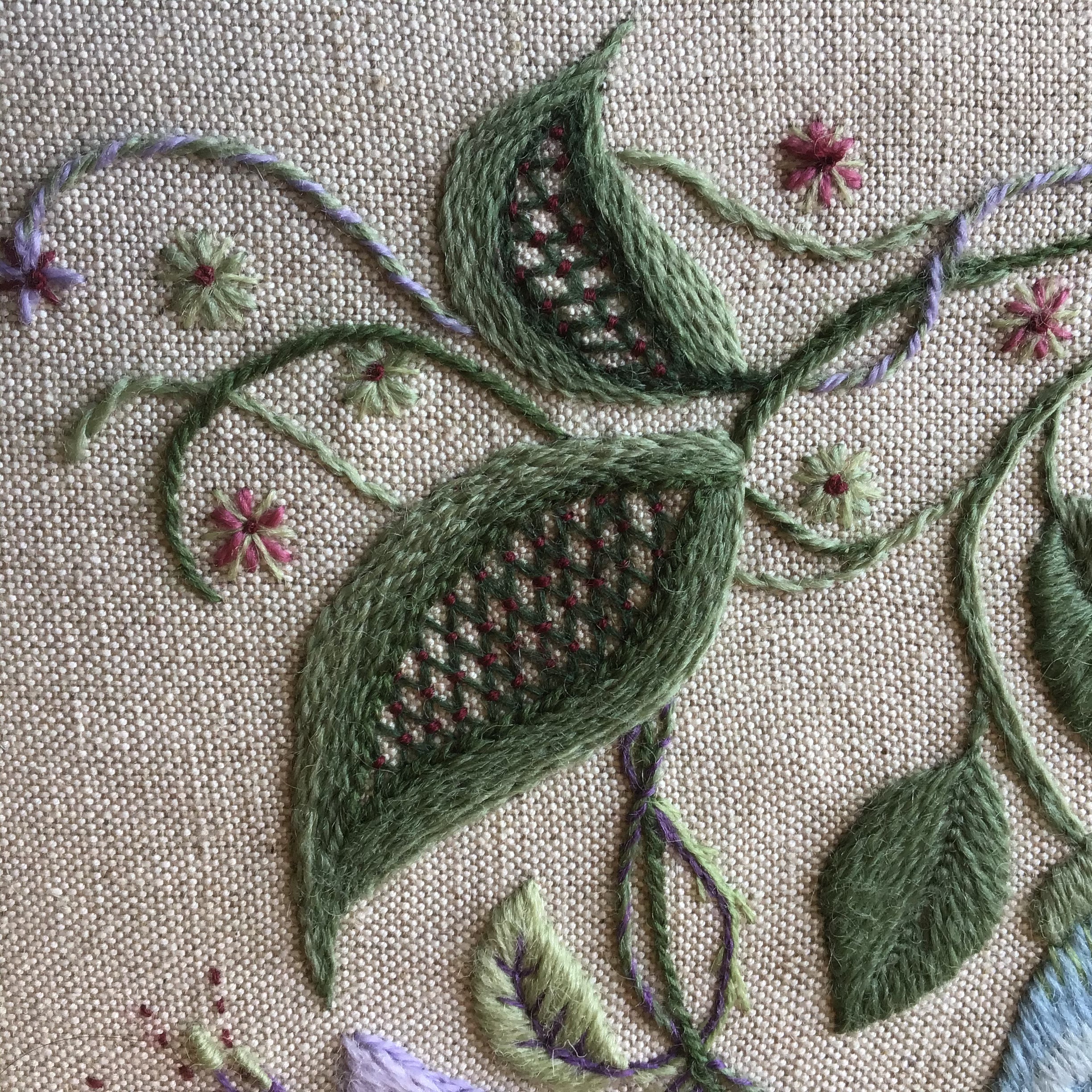 Beginners Crewel Embroidery Kit - A Jacobean Study No.2 - Etsy