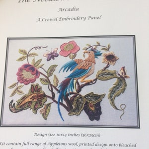 Advanced Crewel Embroidery Kit - Arcadia - Etsy