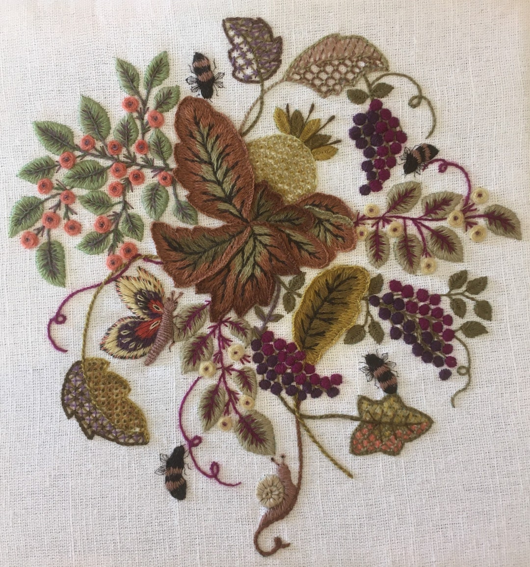 Advanced Crewel Embroidery Kit - Renaissance - Etsy