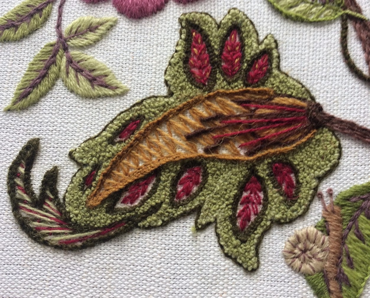Advanced Crewel Embroidery Kit - Arcadia - Etsy