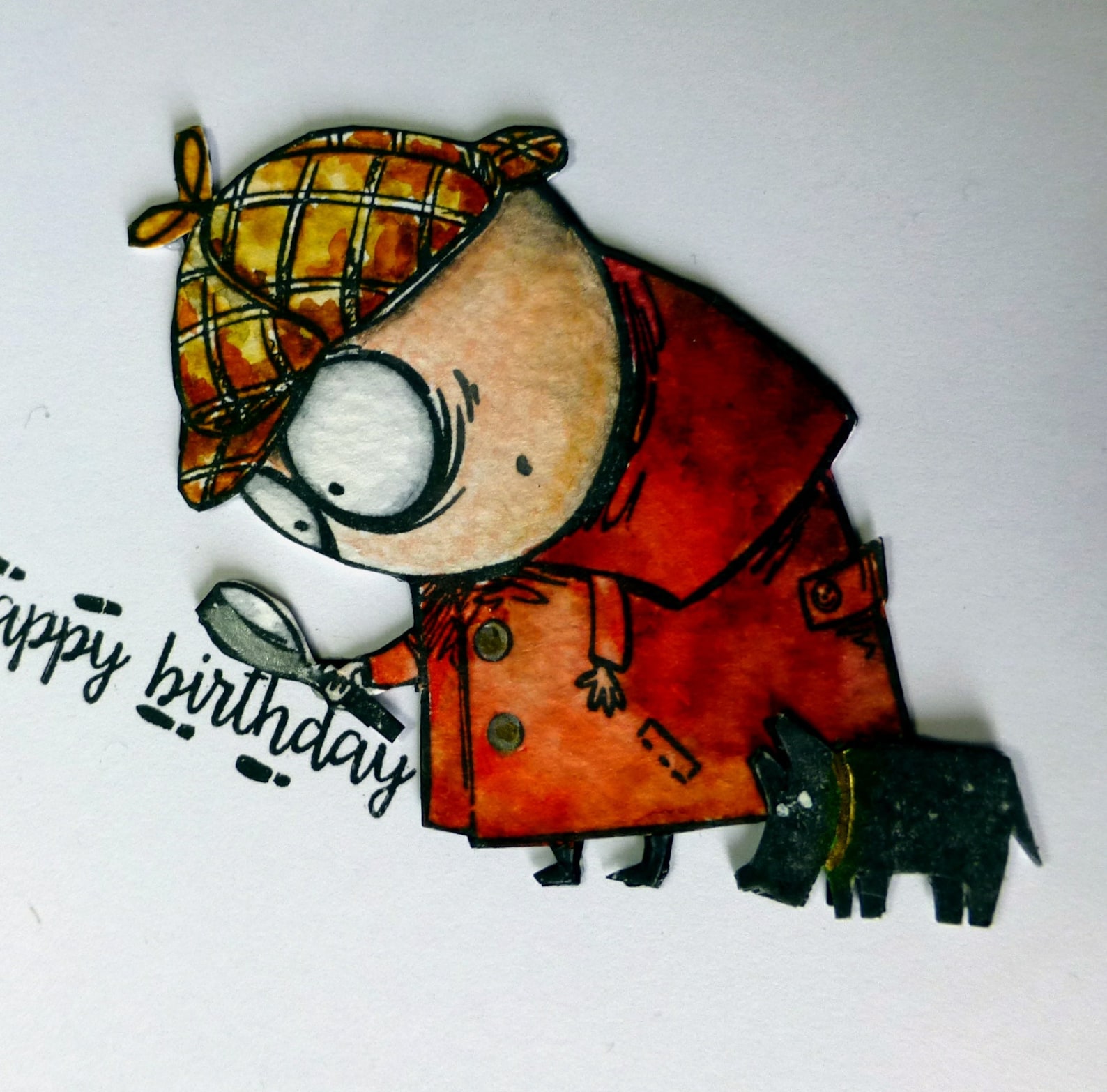 Detective Birthday Card Handmade Birthday Card Funny | Etsy