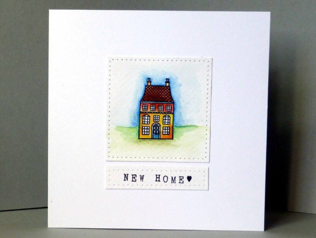 New Home Card, Moving House, Handmade Card, New House Card, Moving Card ...