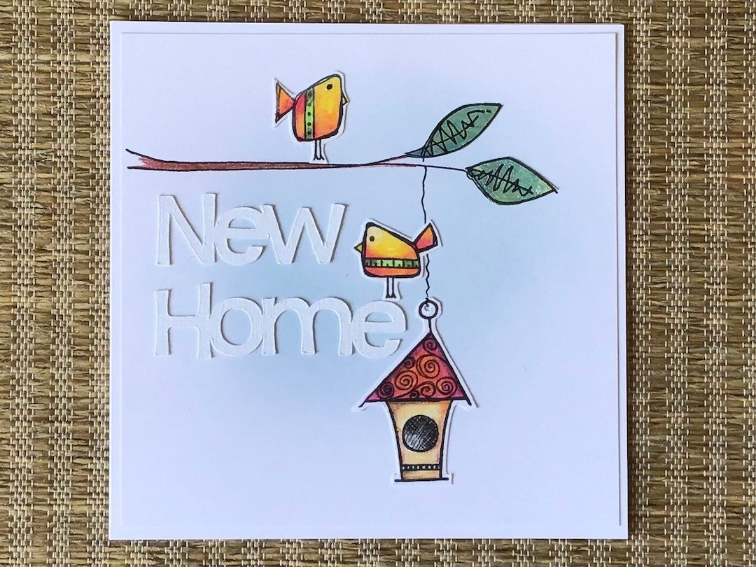 New Home Card, Moving House, Handmade Card, New House Card, Moving Card ...