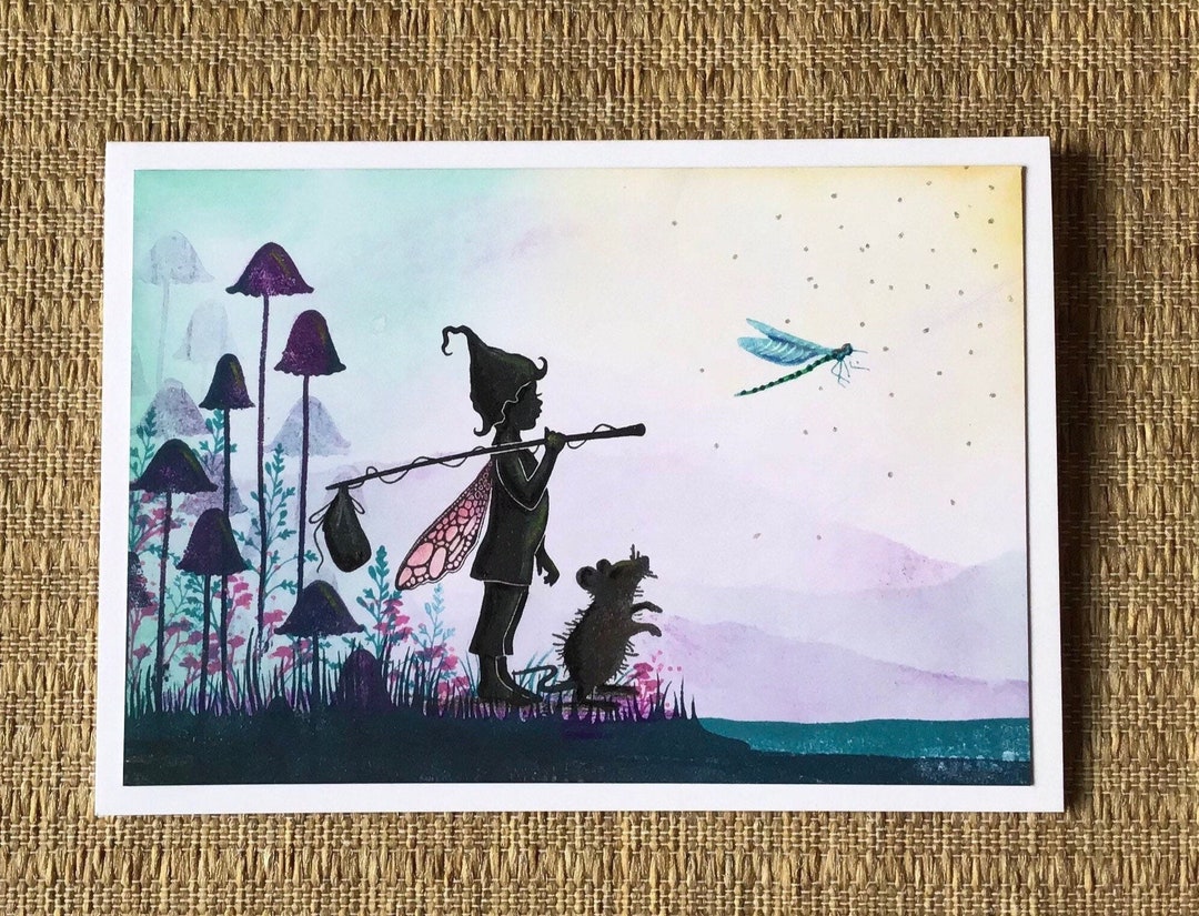 Handmade Fairy Card, Fairy Birthday Card, Fairy Blank Card, Girl's Card ...