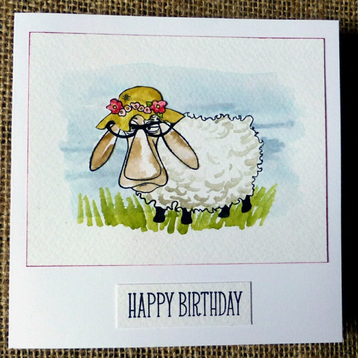 Funny Birthday Card Sheep Birthday Card Birthday Card for | Etsy
