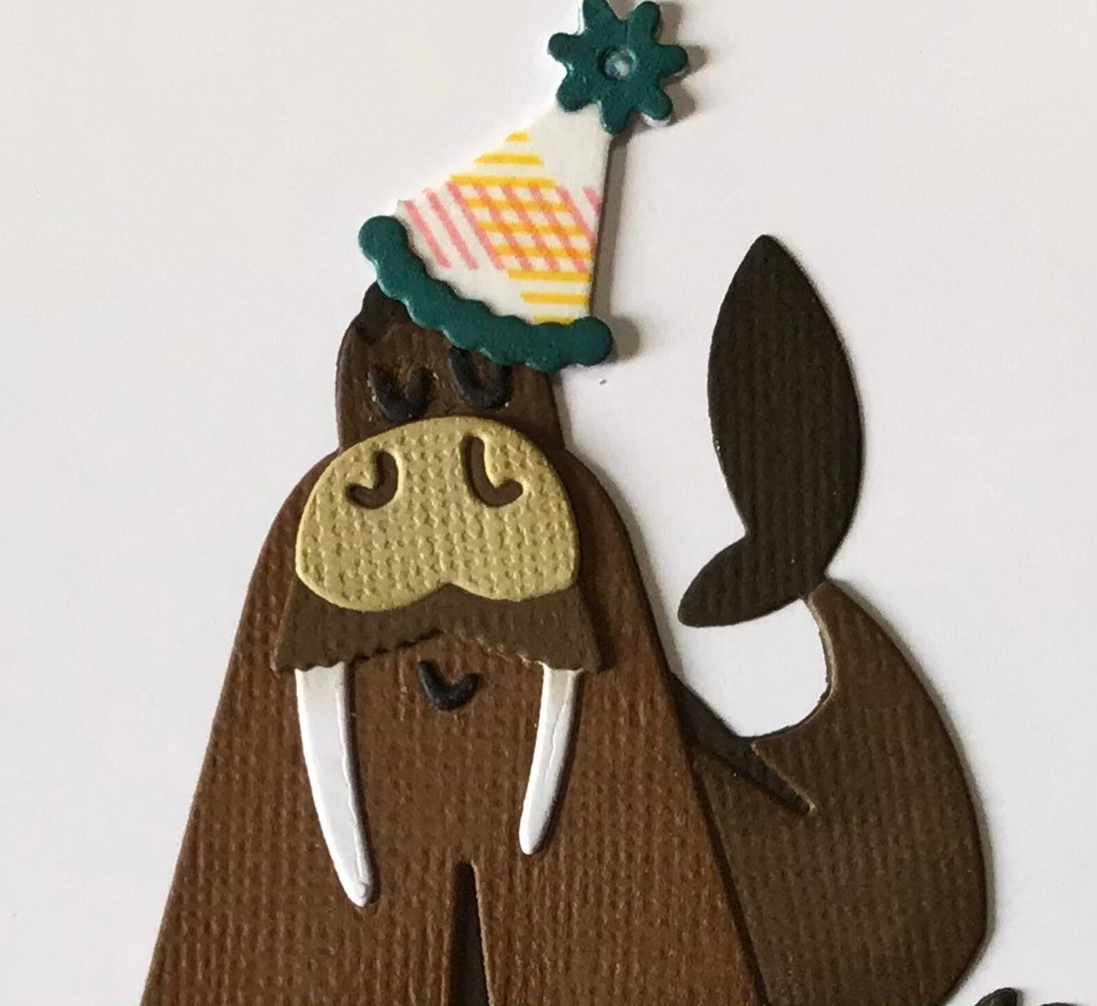Walrus Birthday Card Fun Birthday Card Handmade Birthday - Etsy