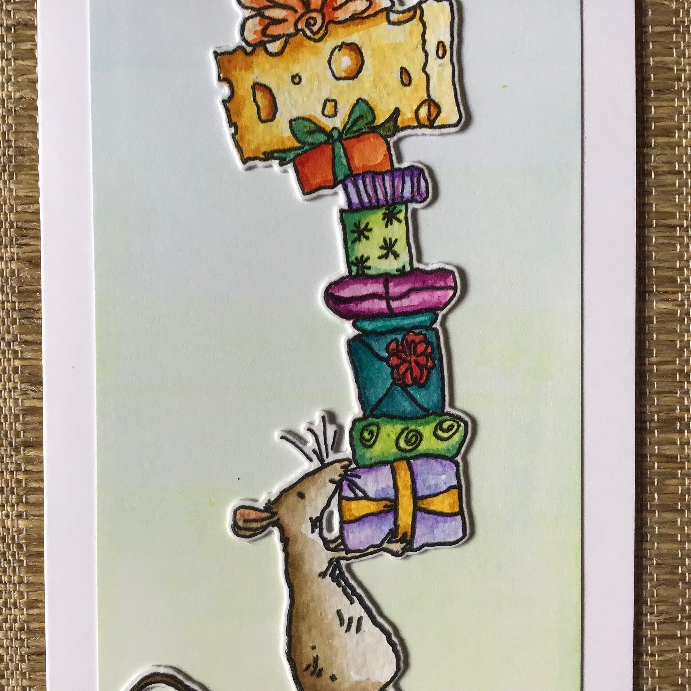 Handmade Birthday Card Mouse Birthday Card Girls Birthday - Etsy