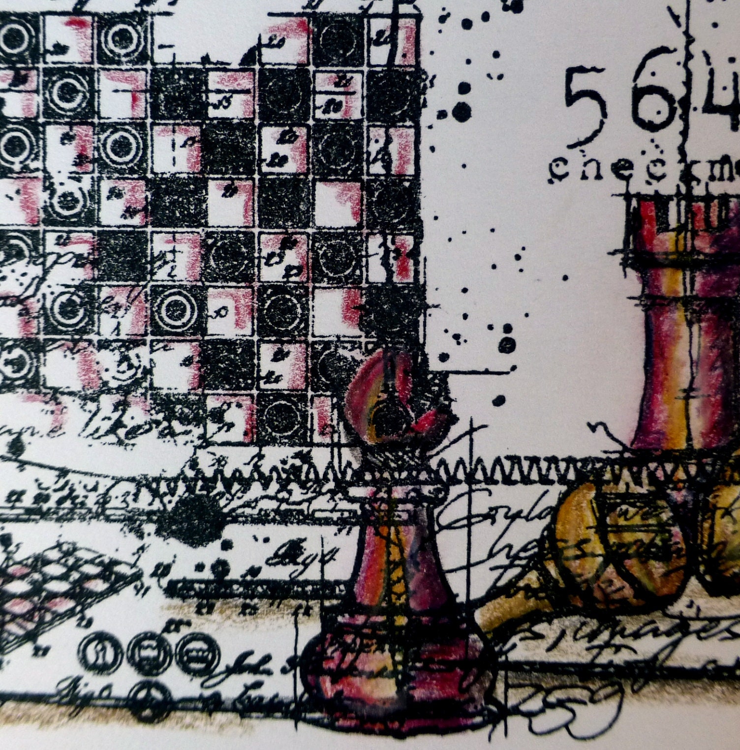 Handmade Chess Card Chess Birthday Card Chess Blank Card - Etsy