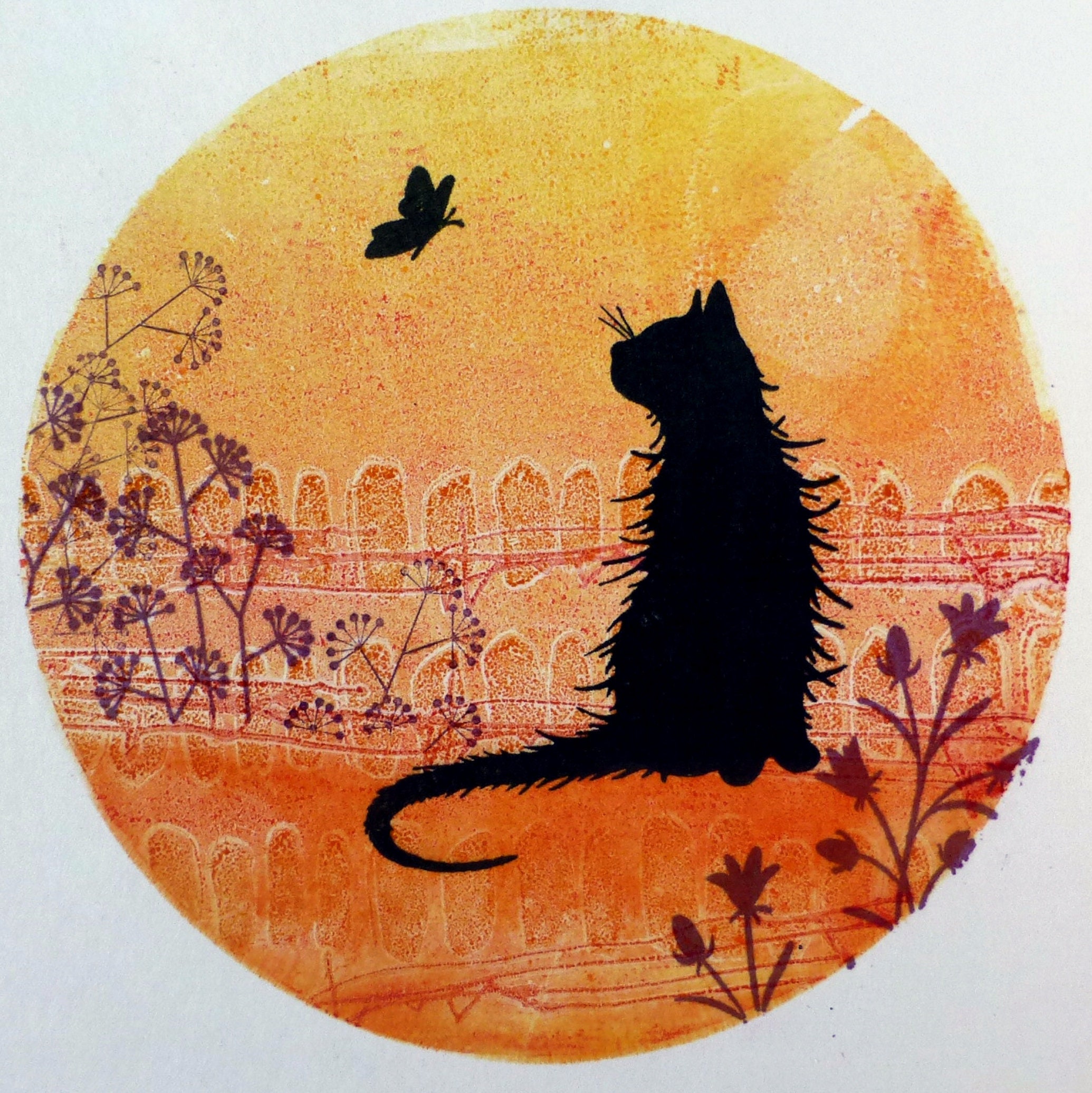 Handmade Cat Card: Lavinia Stamps Design, Blank Inside - Etsy UK