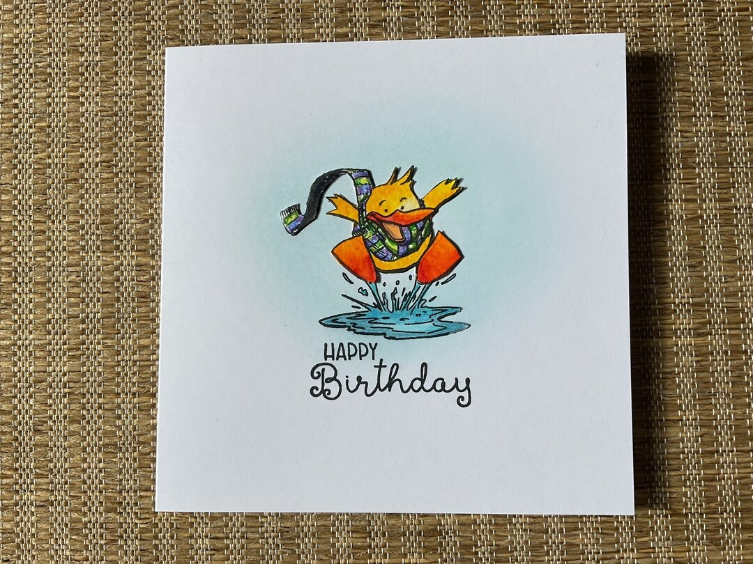 Fun Birthday Card, Duck Birthday Card, Birthday Card for Her, Birthday ...