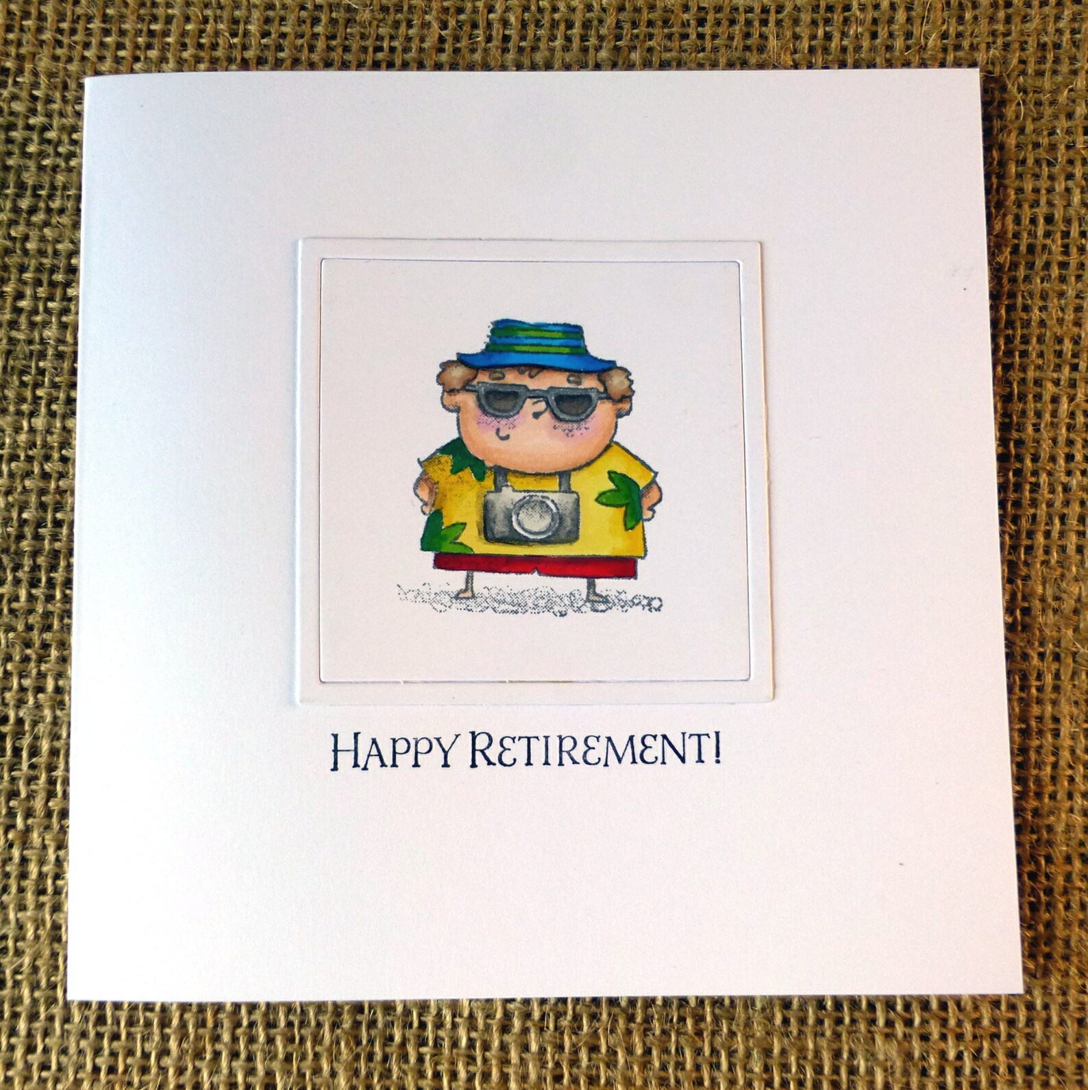 Handmade retirement card retirement card for men golfer | Etsy