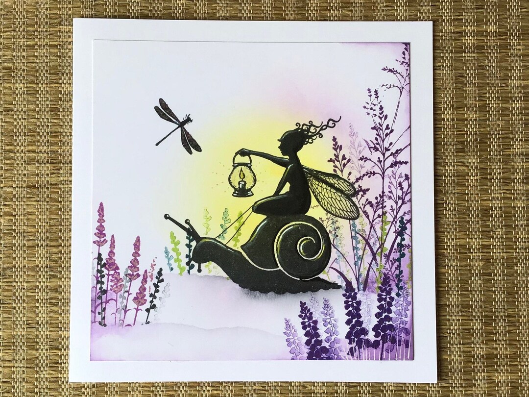Handmade Fairy Card, Birthday Card, Blank Card, Girl's Card, Magical ...