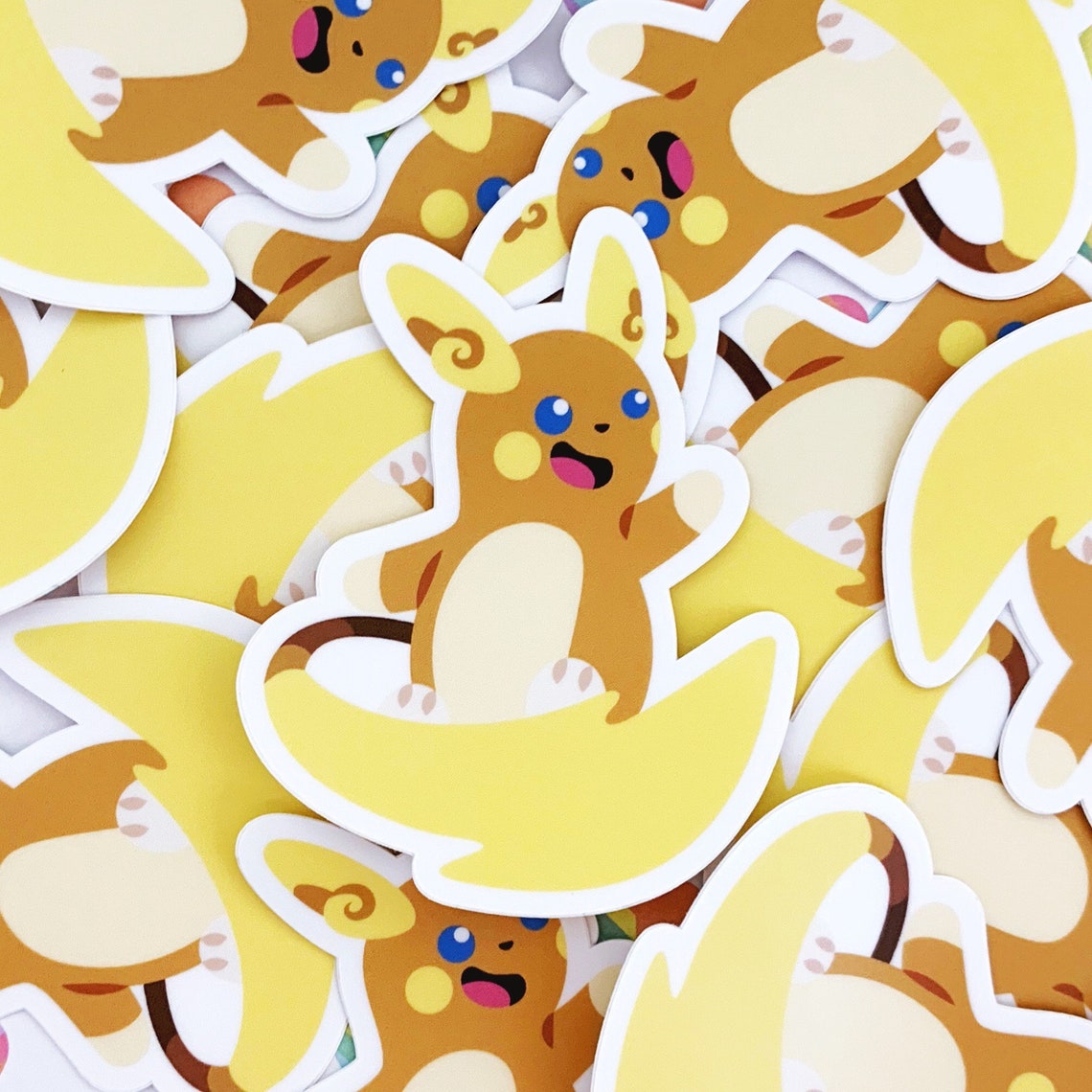 Electric Monsters 3 Vinyl Sticker Kawaii Chibi | Etsy