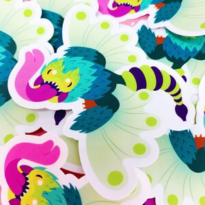 Monster Hunter 3 Vinyl Stickers Kawaii Chibi Paolumu Pukei Pukei - Etsy