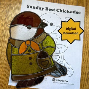 Stained Glass Pattern - DIGITAL FILE (pdf & Png) - Sunday Best ...