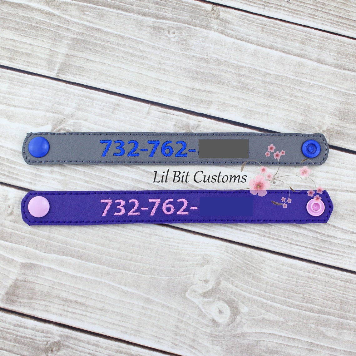 Safety Phone Number Bracelet - Etsy