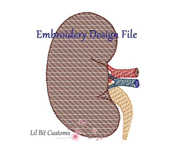 Embroidery Design Kidney Disease
