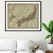 1897 Japan Map Print, Vintage Map Art, Antique Map, Office Wall Art ...