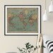 1912 World Map Print, Vintage Map Art, Antique Map, Old Map, Globe Map ...