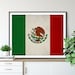 Mexico Flag Art, Mexico Flag Print, Mexican Flag Poster, Country Flags ...