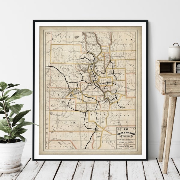 Railroad Poster - Etsy