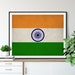 India Flag Art, India Flag Print, Indian Flag Poster, Country Flags ...