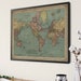1912 World Map Print, Vintage Map Art, Antique Map, Old Map, Globe Map ...