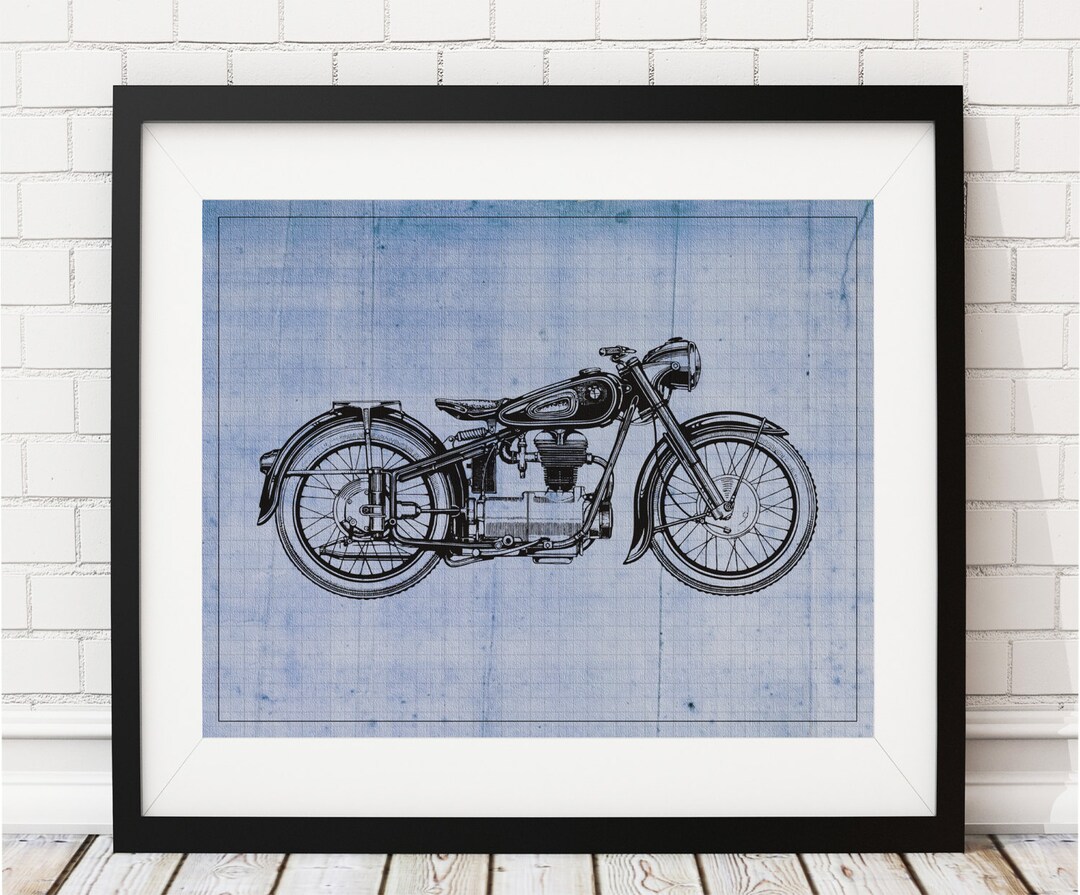 Motorcycle Art Print Motorcycle Art, Motorcycle Gifts, Motorcycle Print ...