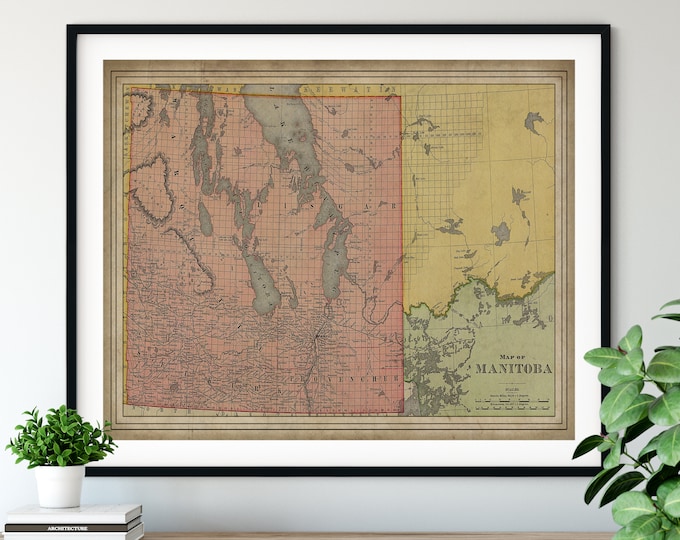 Typographic Map of Provincial Parks in Manitoba | Manitoba Parks Map ...