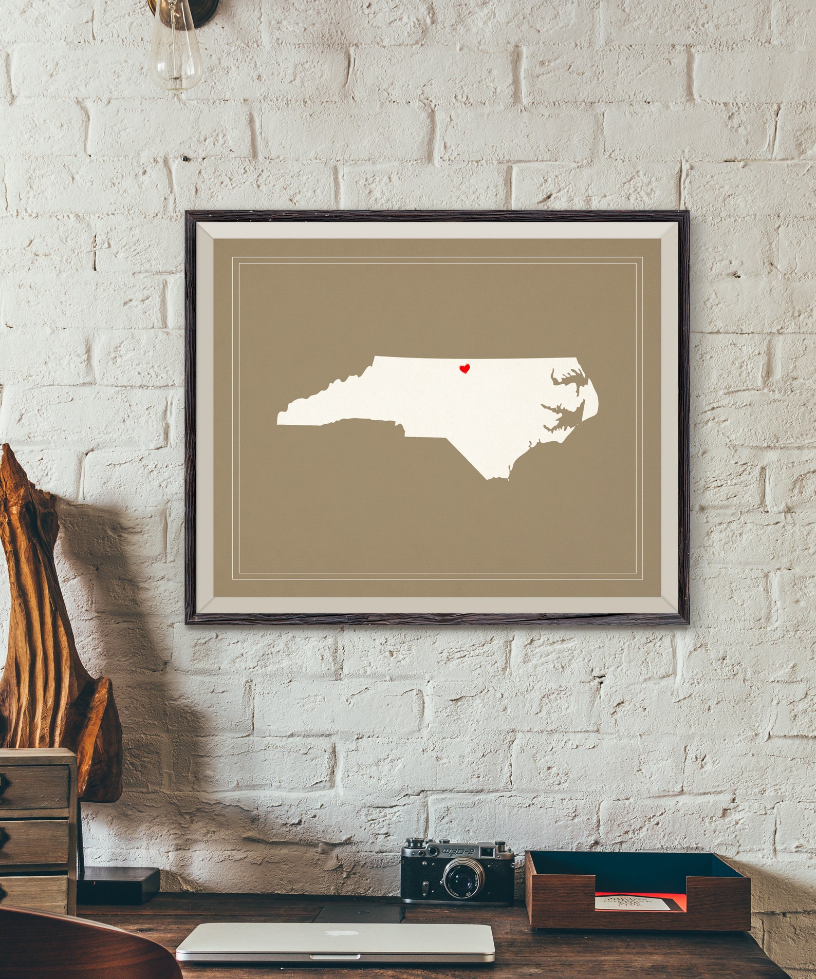 Custom North Carolina Art Personalized NC State Art - Etsy
