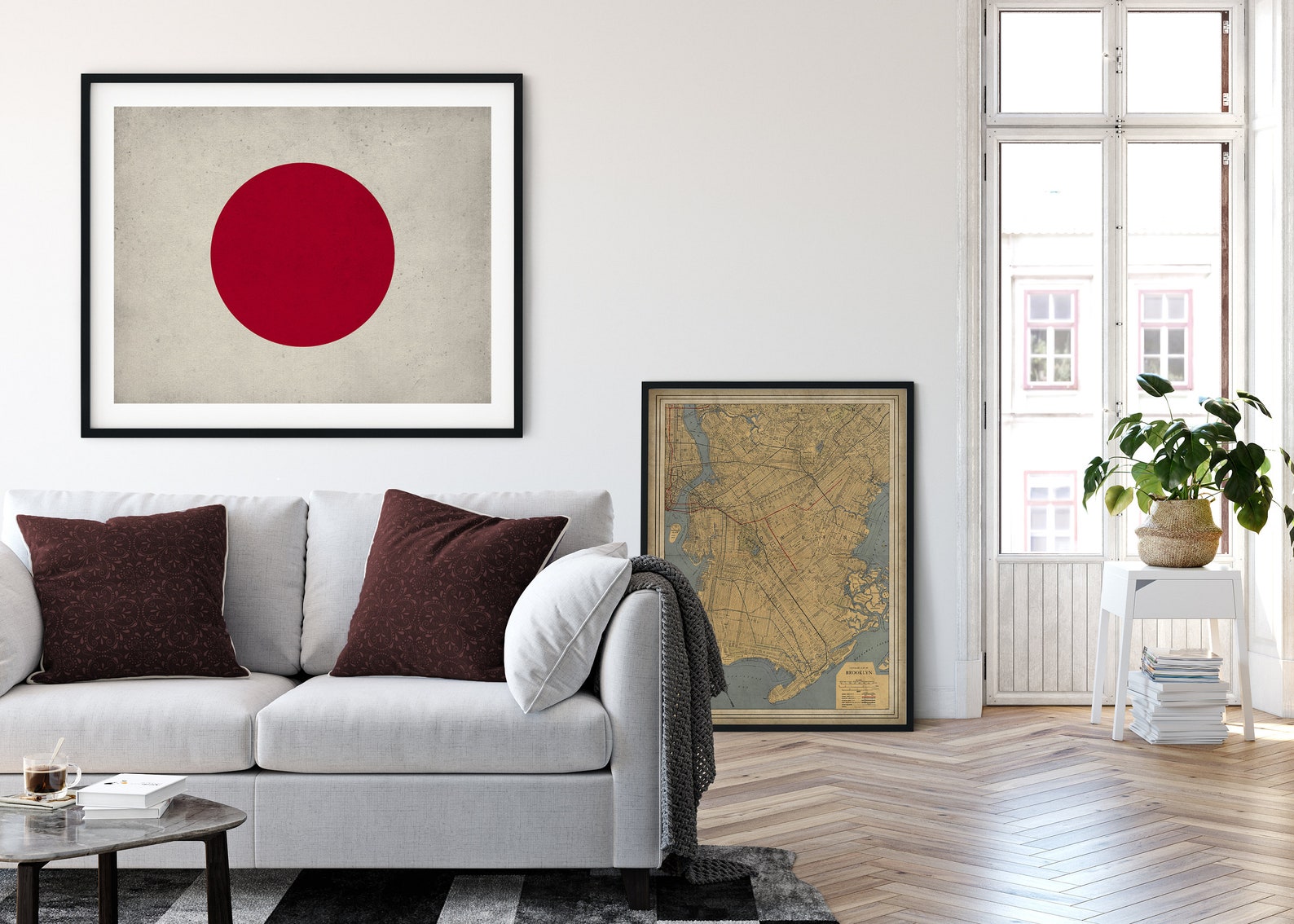 Japan Flag Art, Japan Flag Print, Japanese Flag Poster, Country Flags ...