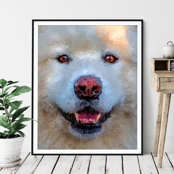 Samoyed Painting - Etsy