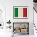 Italy Flag Art, Italy Flag Print, Italy Flag Poster, Flag Painting ...