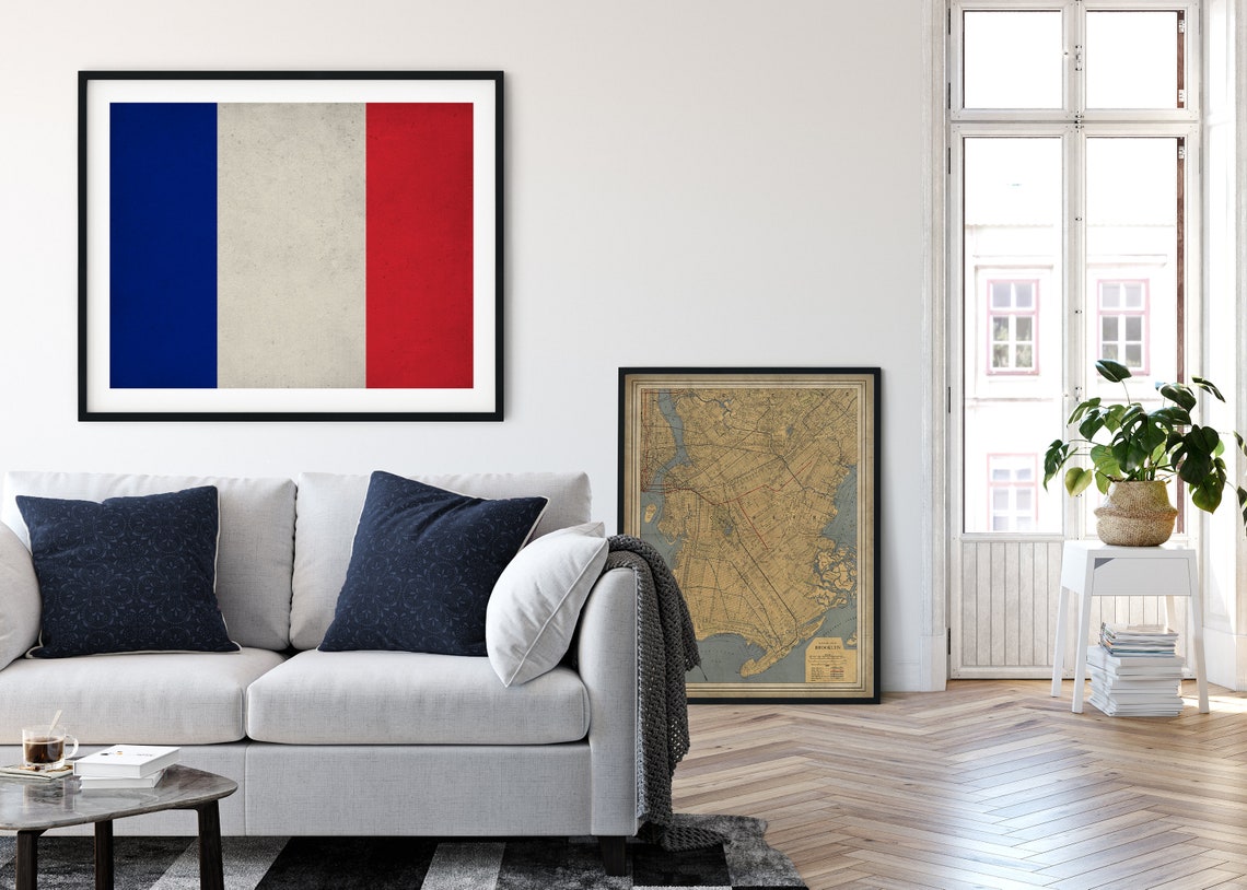 France Flag Art France Flag Print French Flag Poster | Etsy