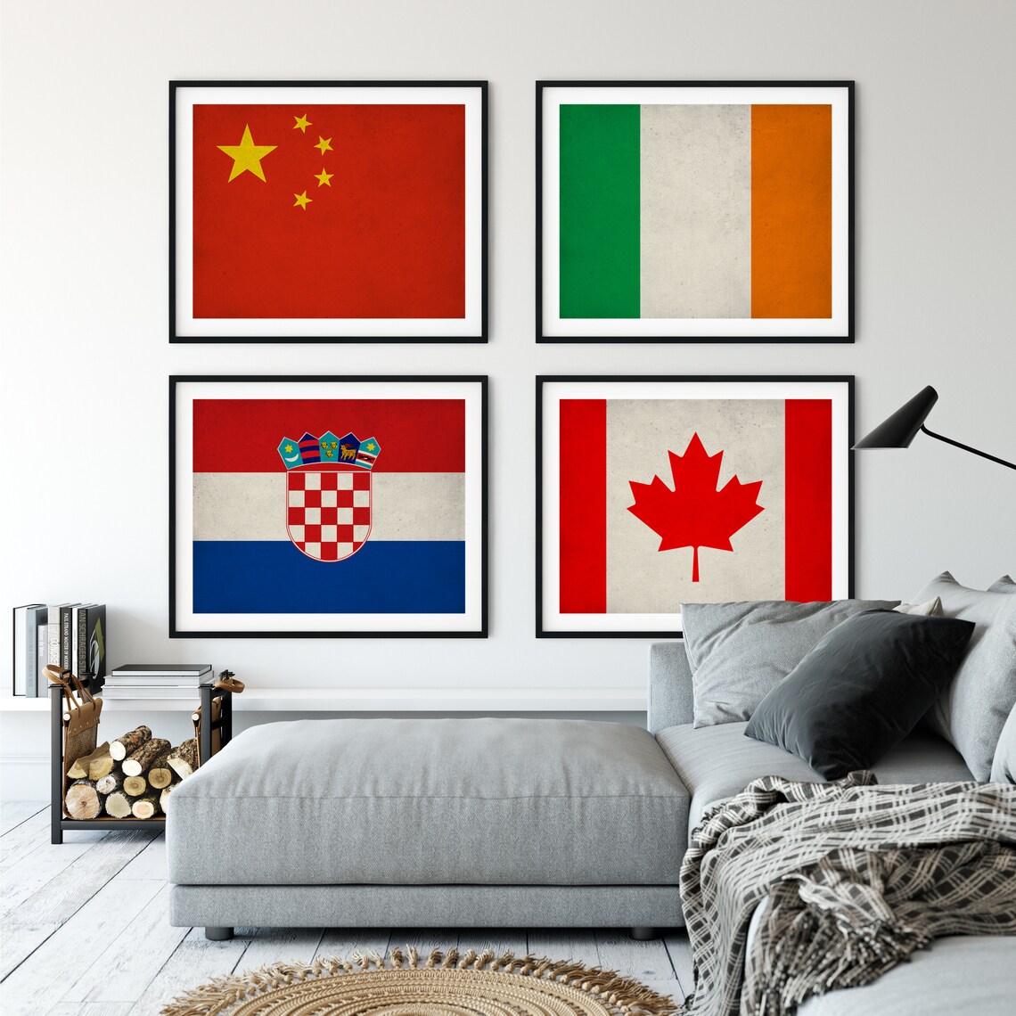 China Flag Art China Flag Print Flag Poster Country Flags | Etsy