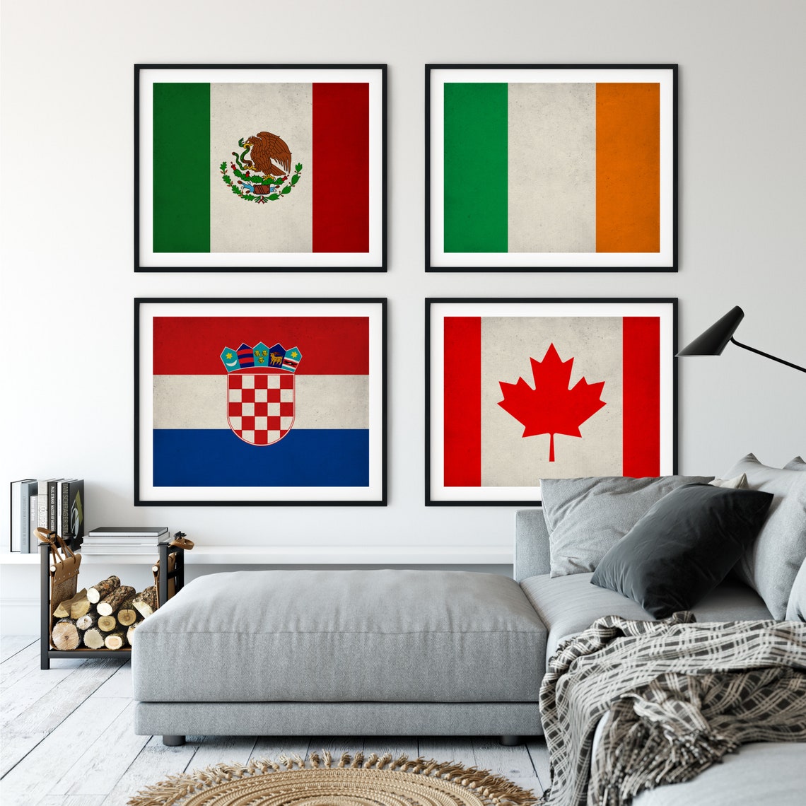 Mexico Flag Art Mexico Flag Print Mexican Flag Poster | Etsy