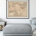 1860 Charleston Harbor, SC Map Print: Vintage Art Featuring James, Hog ...