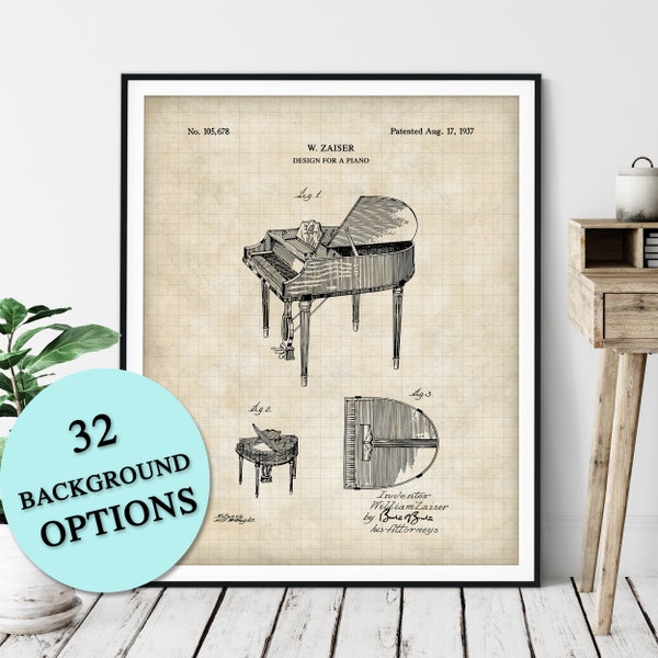 Piano Art - Etsy