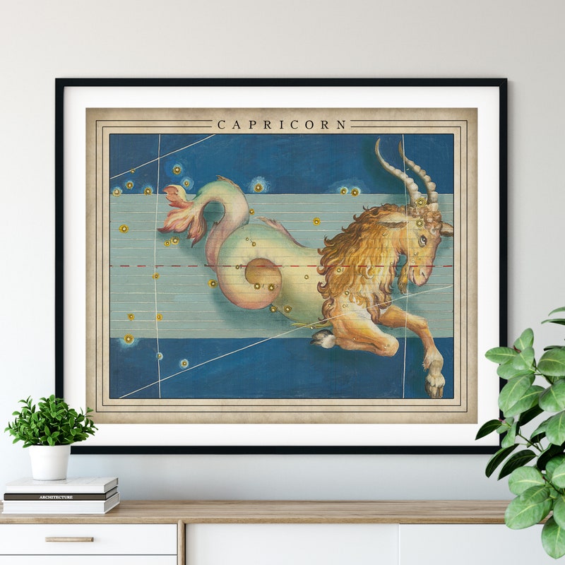 Capricorn Print - Etsy Canada