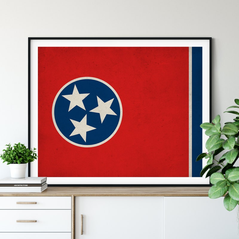 Tennessee Flag - Etsy