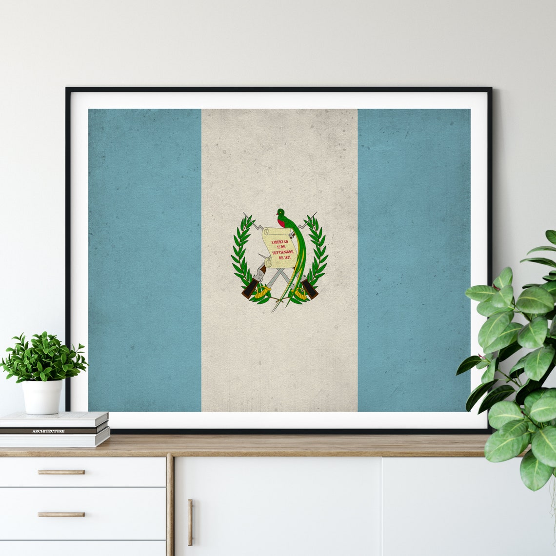 Guatemala Flag Art Guatemalan Flag Print Flag Poster - Etsy