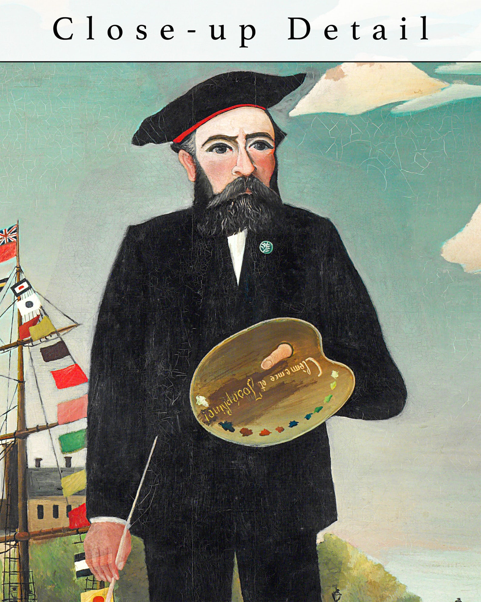 Henri Rousseau Self Portrait Print 19th Century Post | Etsy