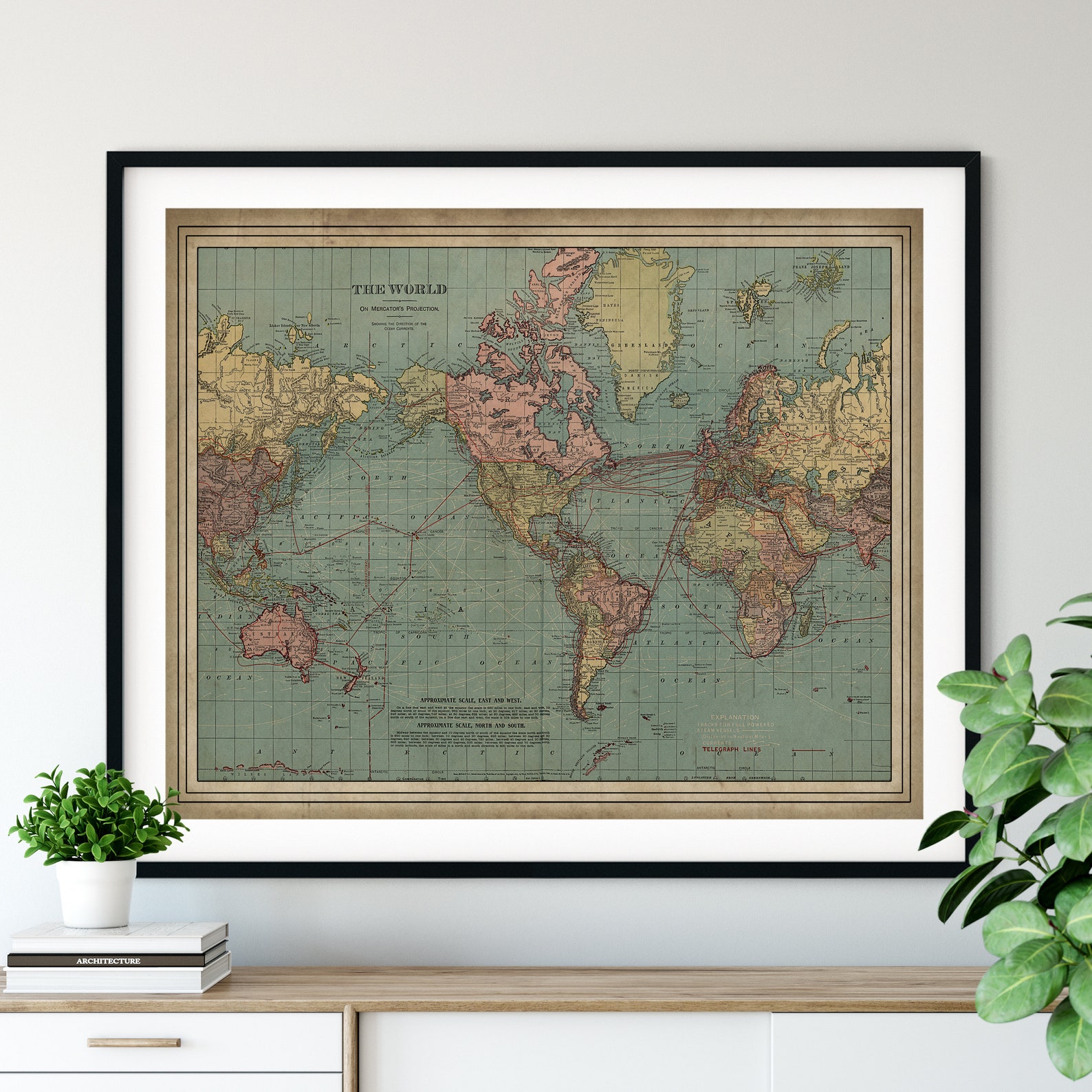 1912 World Map Print Vintage Map Art Antique Map Old Map - Etsy