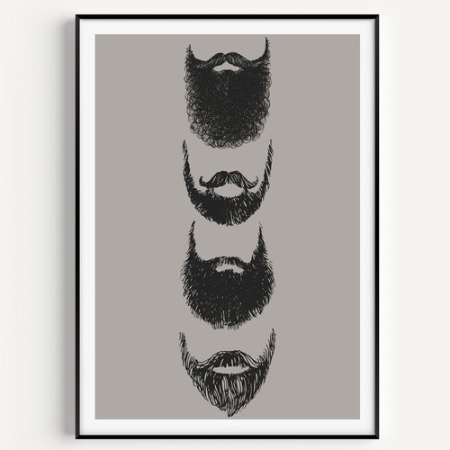 Shaving Art Print Shave Razor Print Vintage Collage Art Print | Etsy